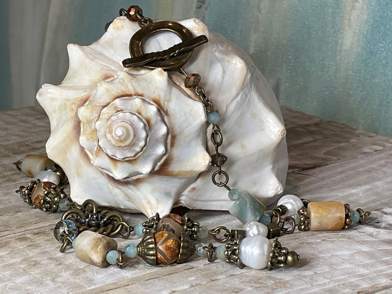 Antiqued Coastal Chain Necklace - Etsy