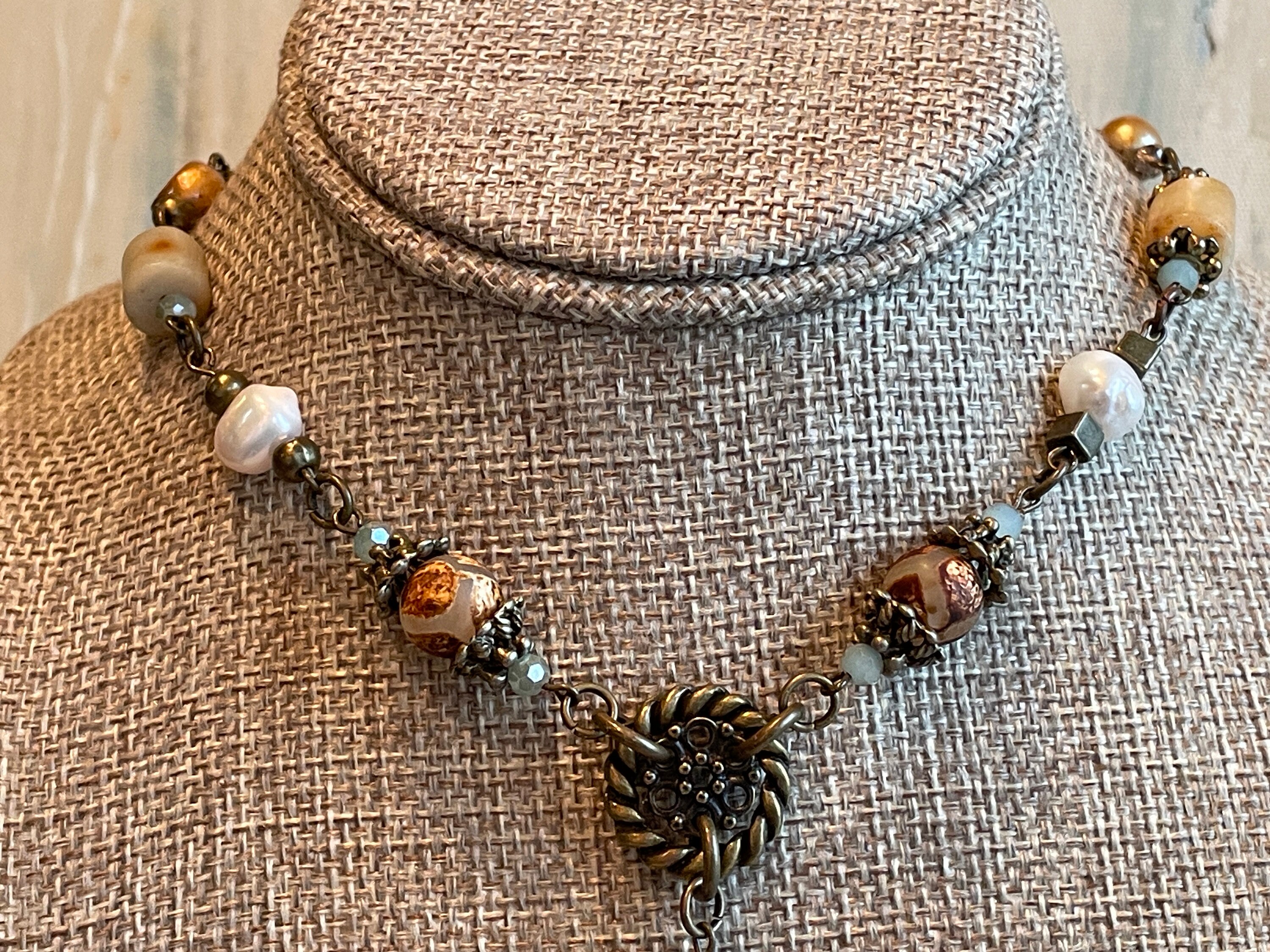 Antiqued Coastal Chain Necklace - Etsy