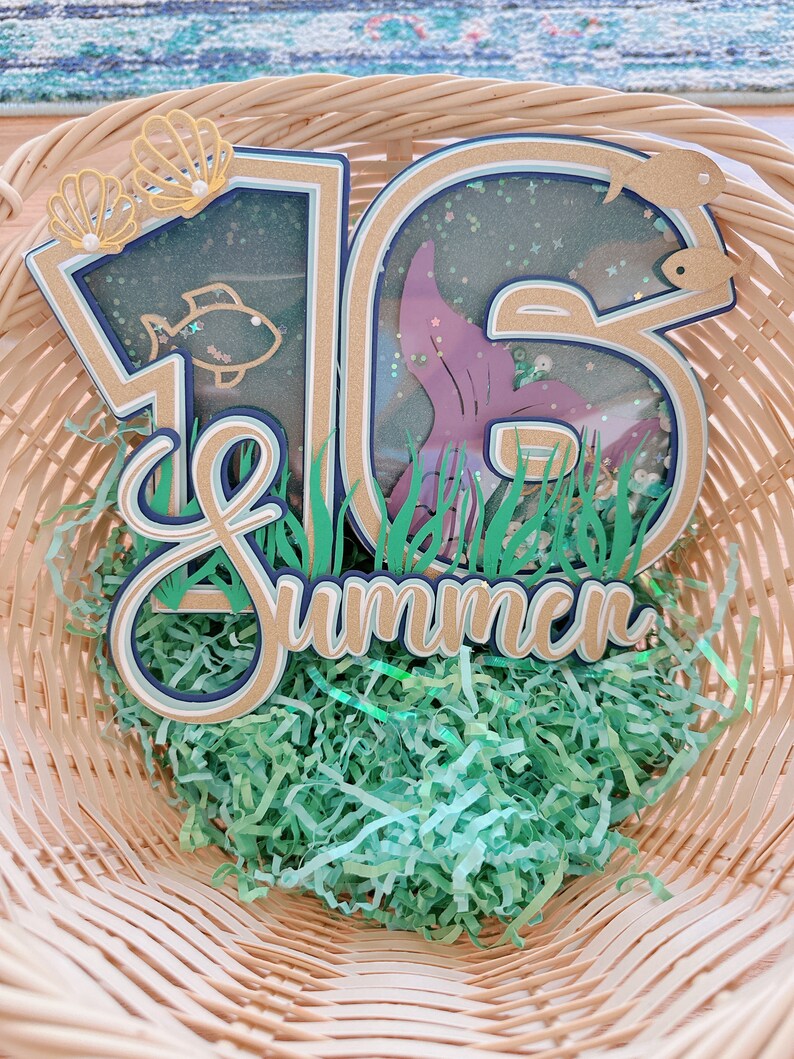 3D Shaker Cake Topper, Custom Cake Topper for Kids and Adults, Birthday ...