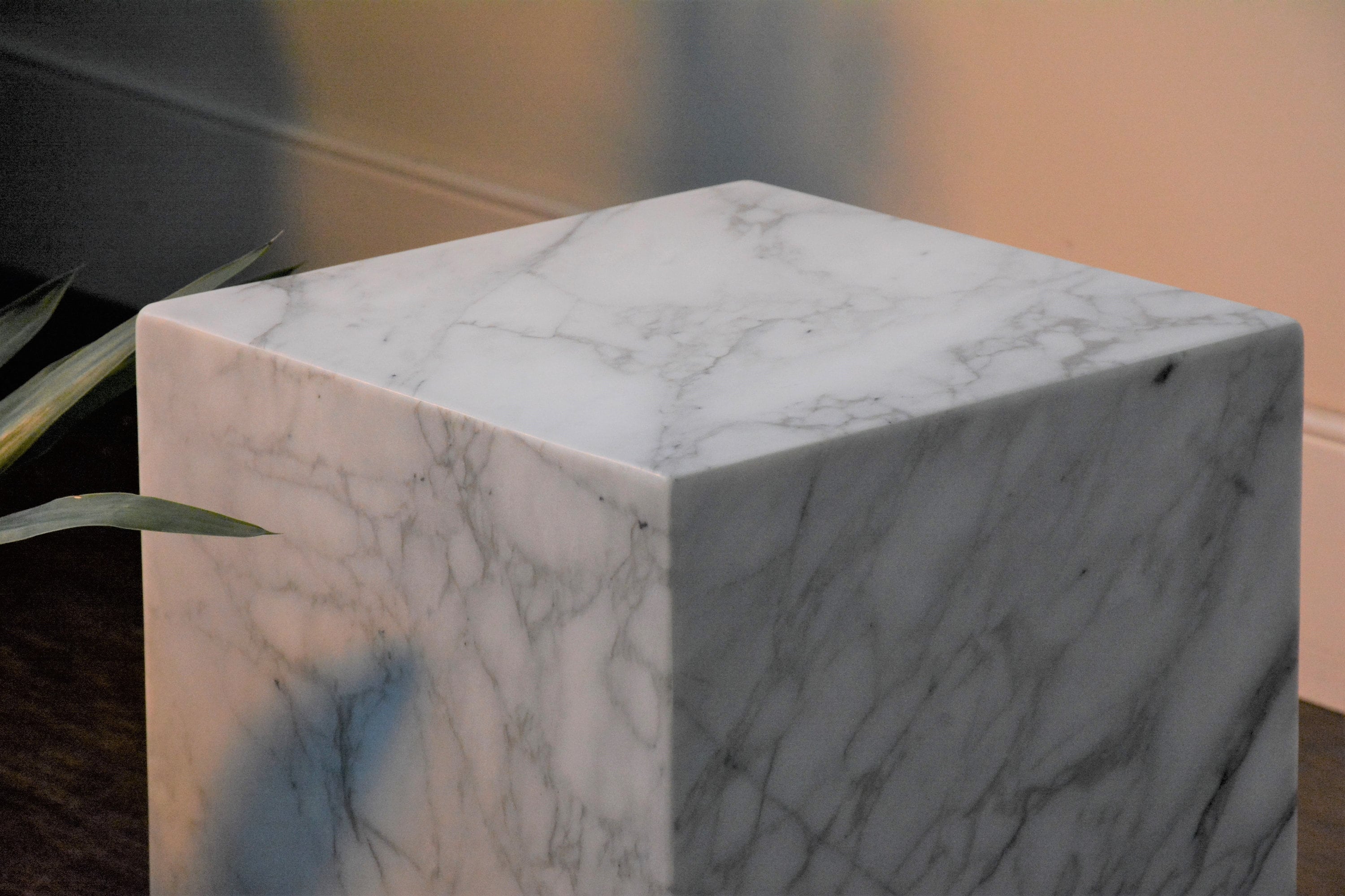 Calacatta Marble Plint Natural Stone Riser Column Pillar Cube Marble ...