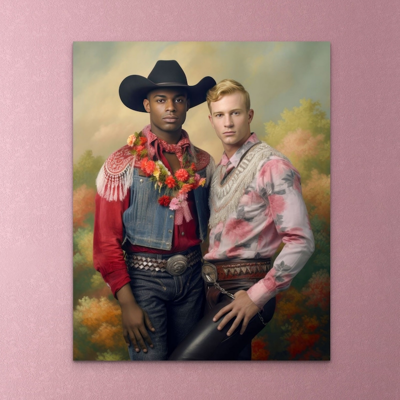 Gay Cowboy Etsy