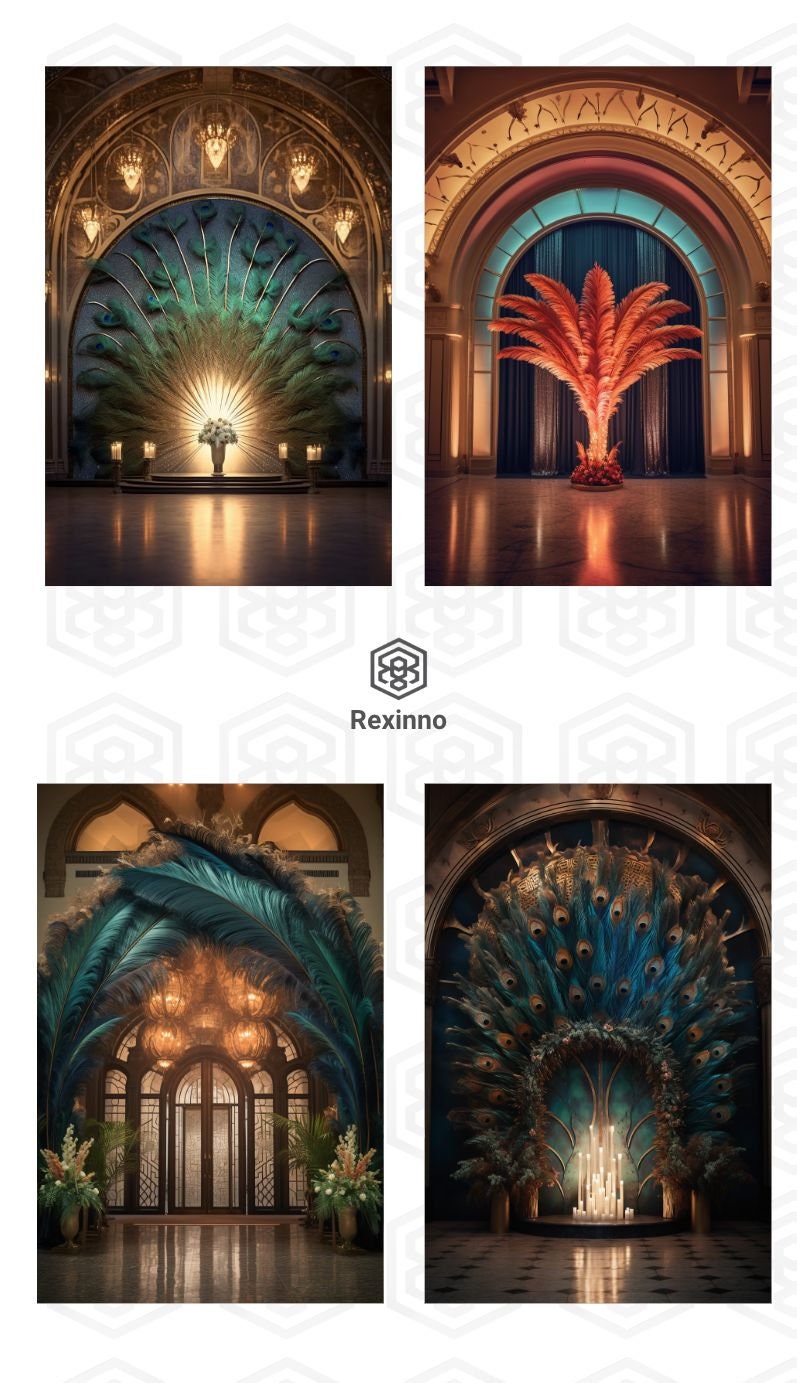 Wedding Digital Backdrop: 12 Ballroom Backdrops, Photography Overlays ...