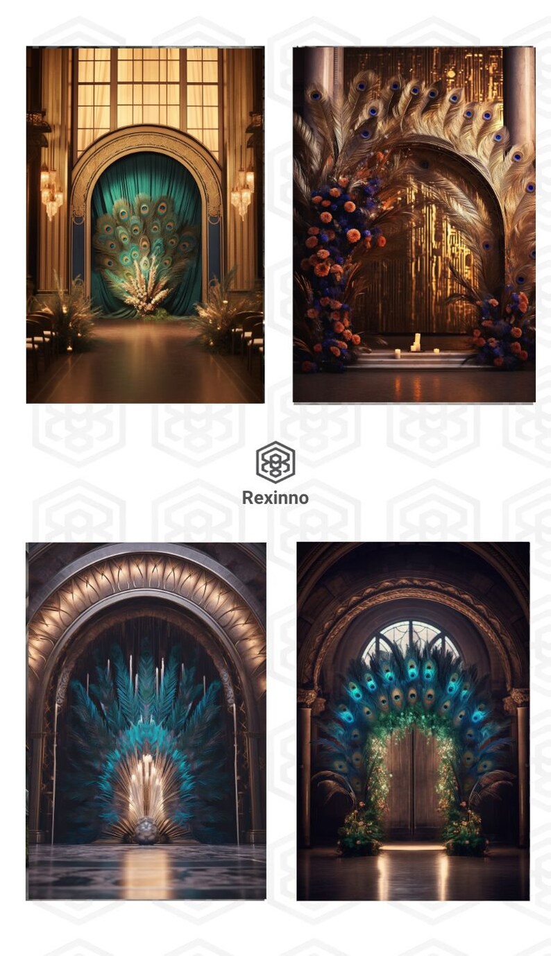 Wedding Digital Backdrop: 12 Ballroom Backdrops, Photography Overlays ...