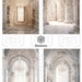 Wedding Digital Backdrop: 11 Unique Castle Arch Backdrops, Indoor ...