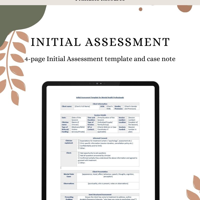 Printable Initial Template - Etsy
