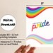 Printable Pride Card, Pride Month Card, LGBTQ Card, for Best Friend ...