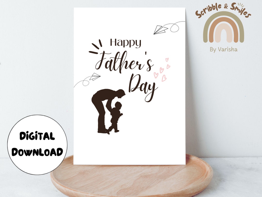 Printable Father's Day Card for Husband, for Son, for Stepdad, From ...