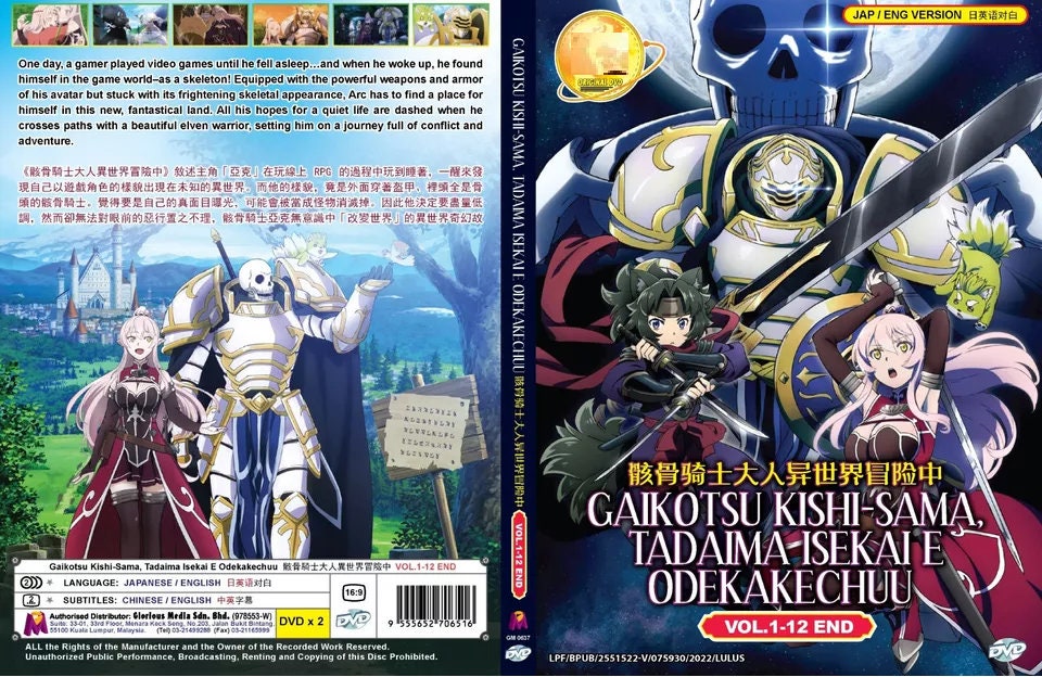 Anime DVD Skeleton Knight in Another World (volume 1-12end) End All ...