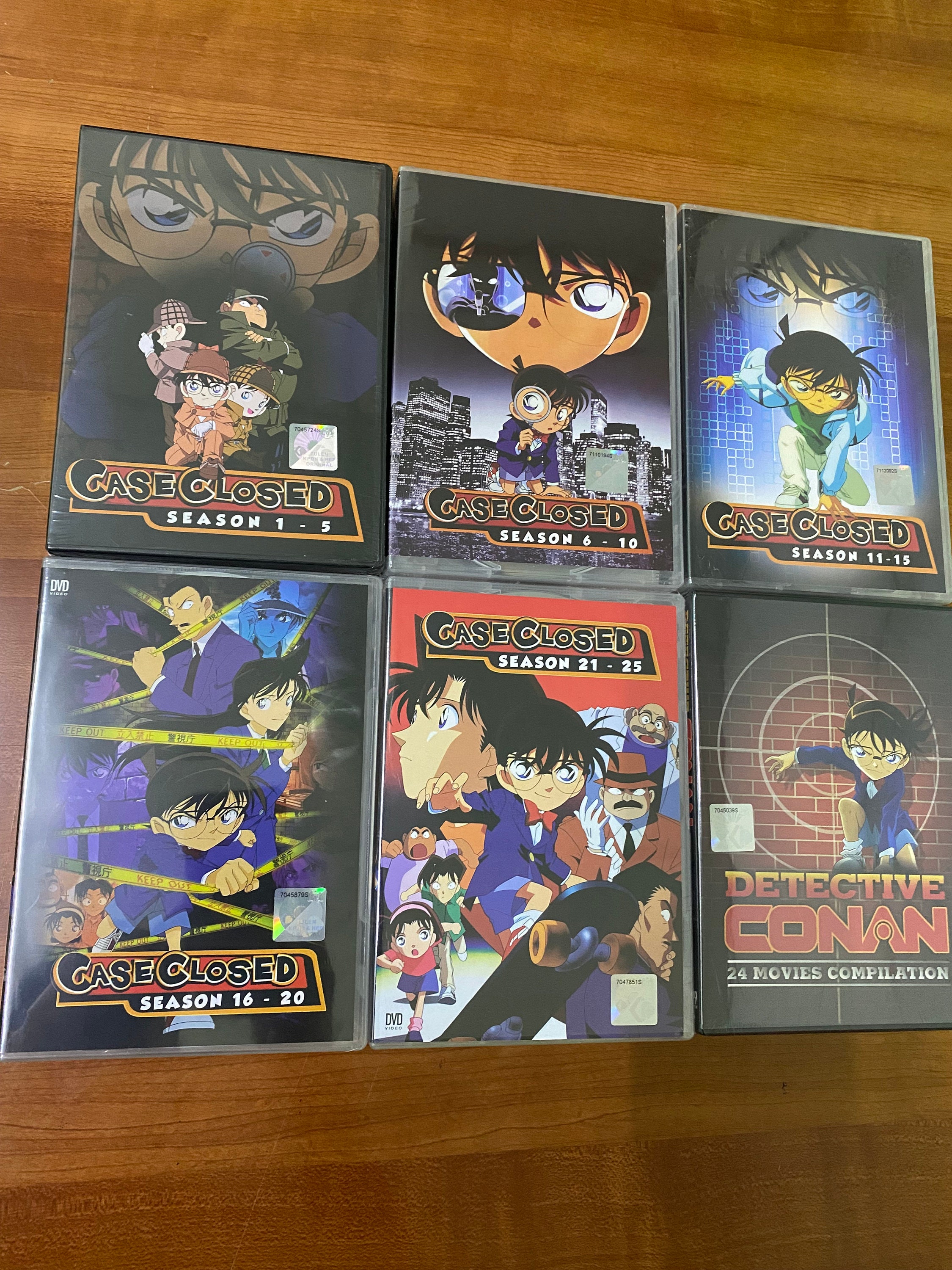 DVD Detective Conan Case Closed Season 1-season 25 Complete + 24 Movie ...