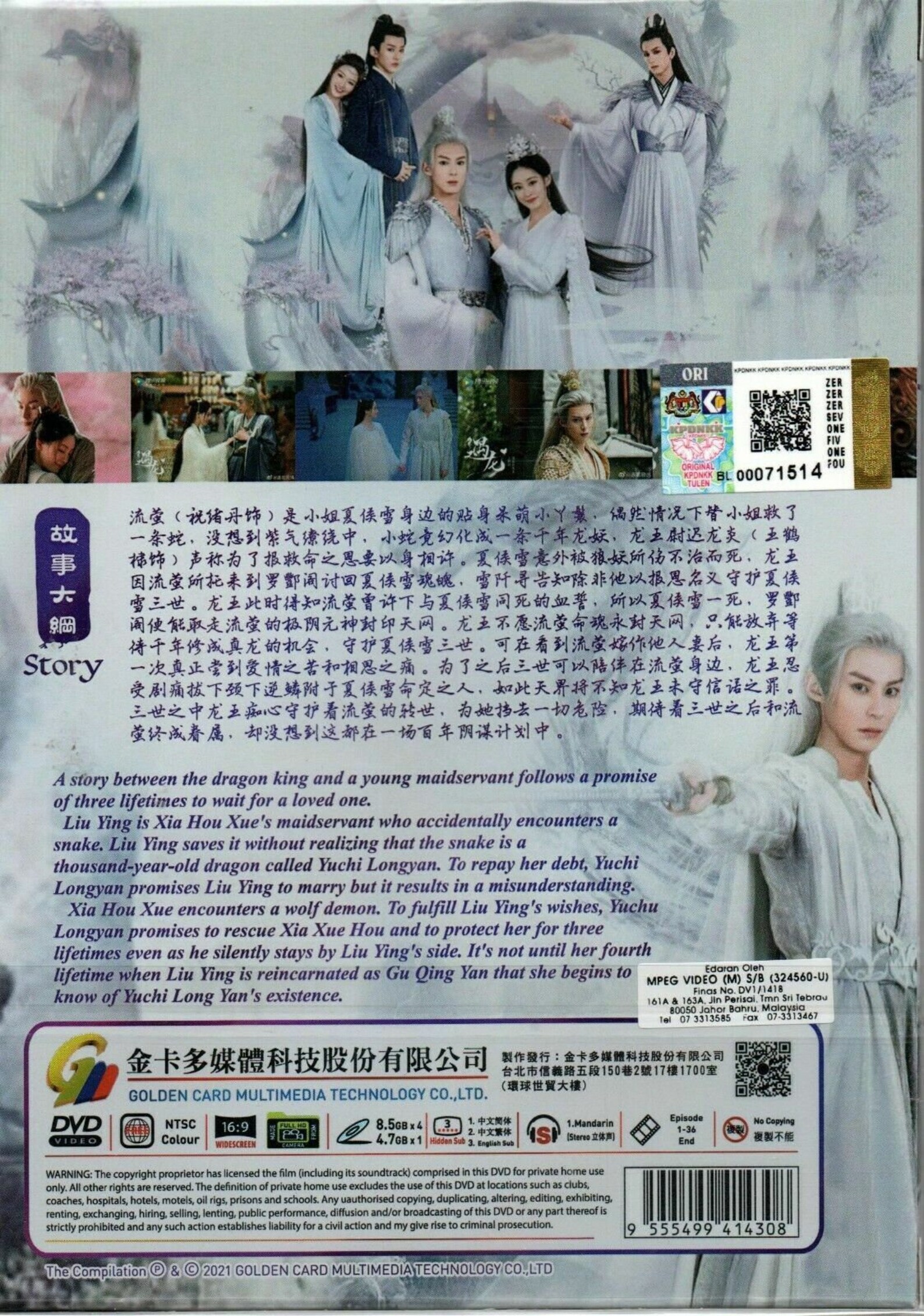 DVD Chinese Drama~miss the Dragon 遇龙 Volume 1-36 End With English ...