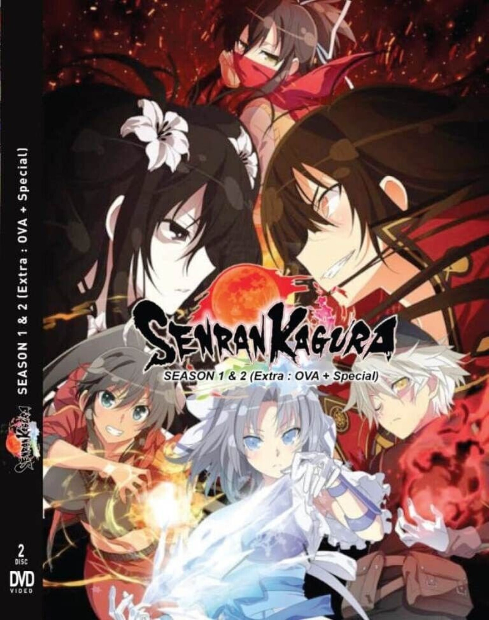 Anime Dvd~english Dubbed~senran Kagura Ninja Flash Season 1-2 + Extra ...