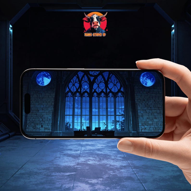 Animated Background of a Gothic Fantasy Study – Seamless Chill Loop - Etsy