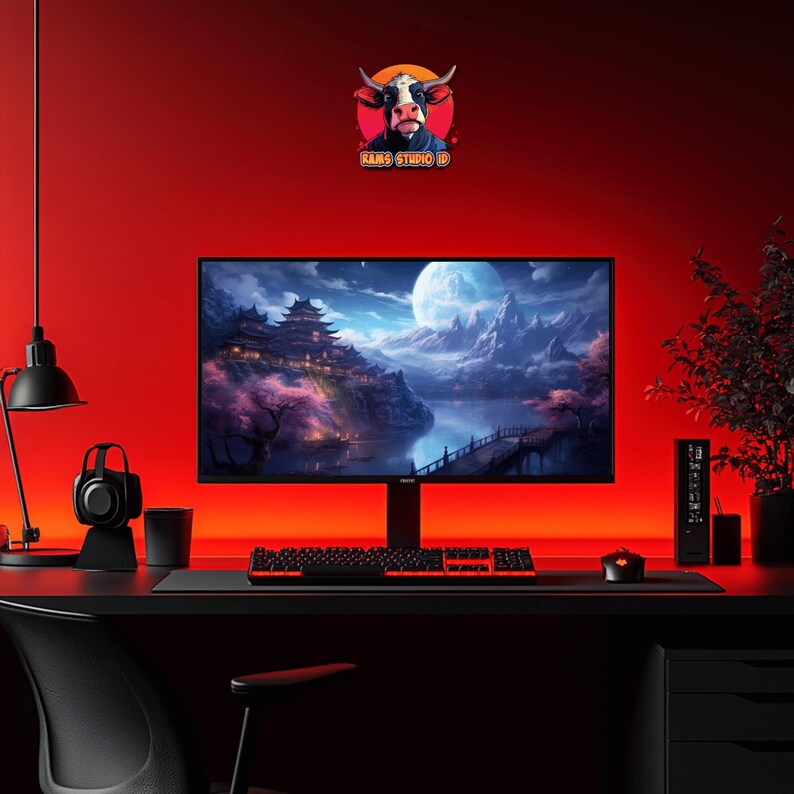 Animated Background | Moonlight Temple Sanctuary – Stream Overlay Scene ...