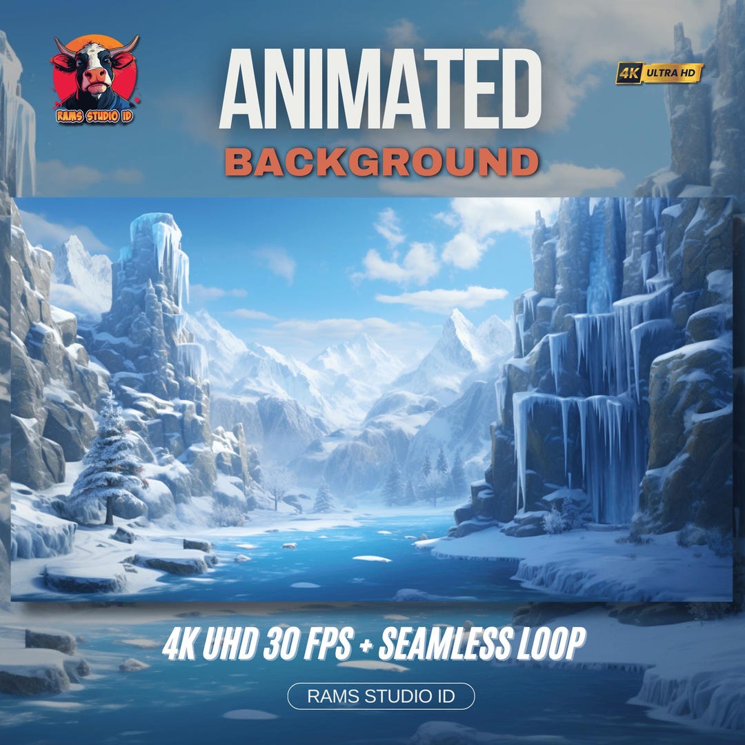 Animated Background | Frozen Valley Expedition – Virtual Background ...