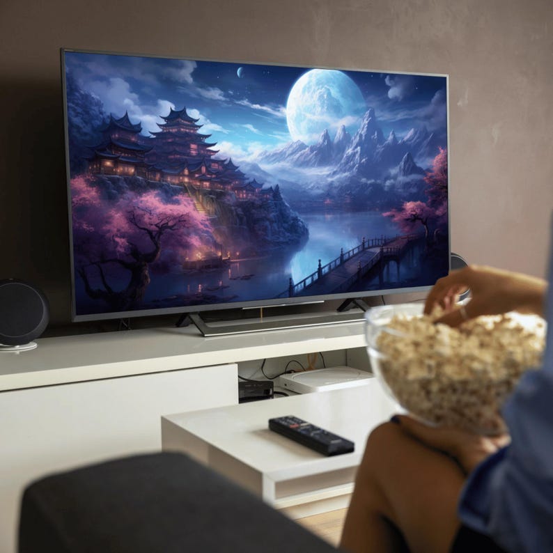 Animated Background | Moonlight Temple Sanctuary – Stream Overlay Scene ...