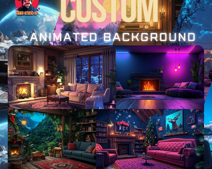 Custom Animated Background – Digital Custom Order - Etsy