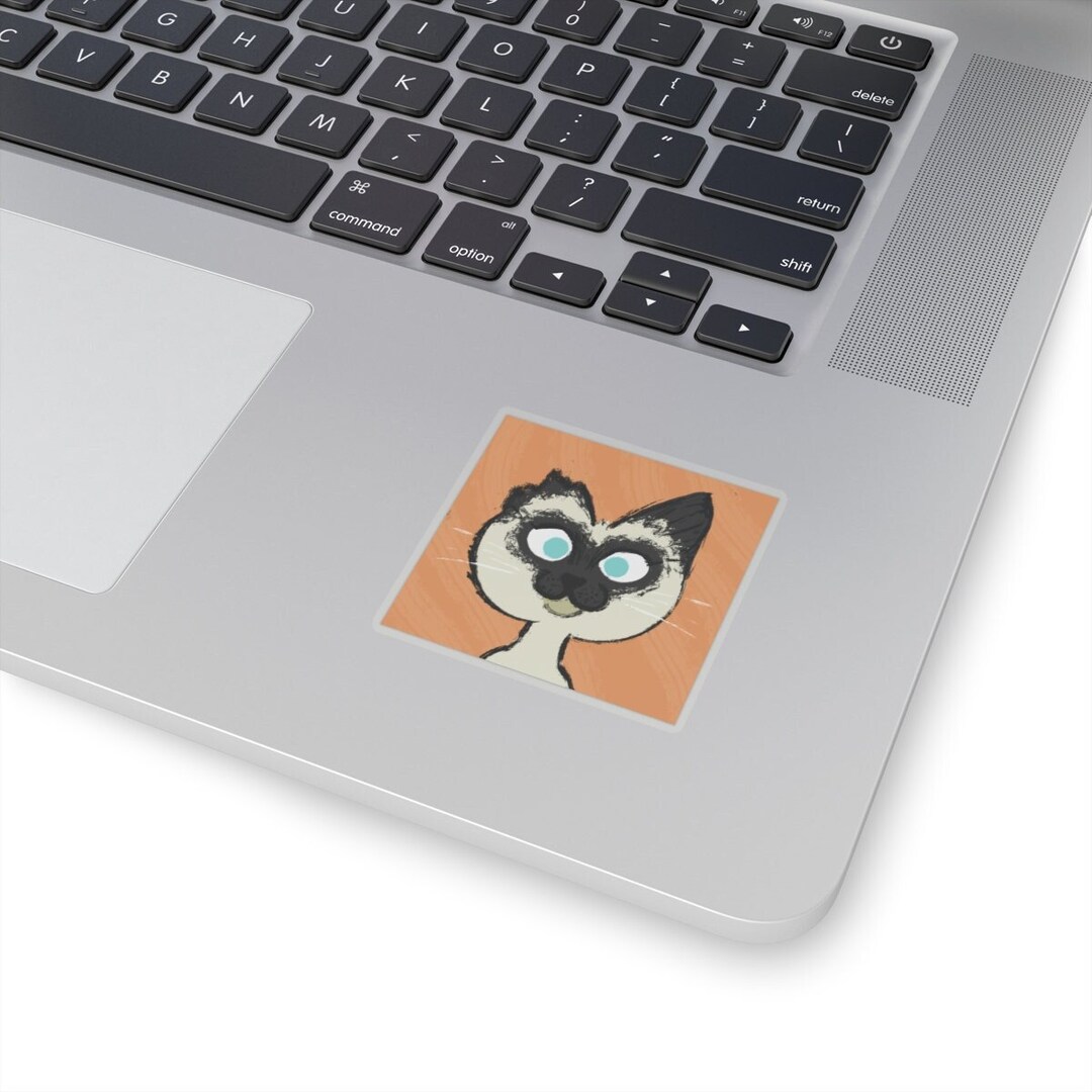 Siamese Cat Stickers - Custom Pet Stickers - Cat Pet Sticker 3x3in ...
