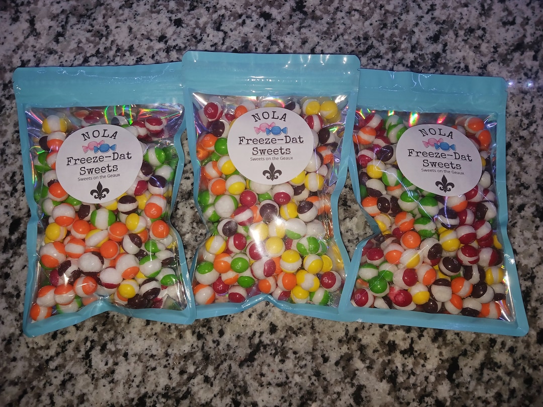Freeze Dried *sour* Rainbow Rocks (3) Bags - Etsy