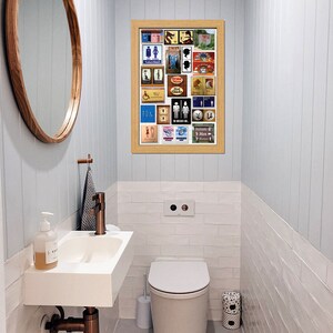 Funny Bathroom Posters, International Signs, Bathroom Decor, Poster ...