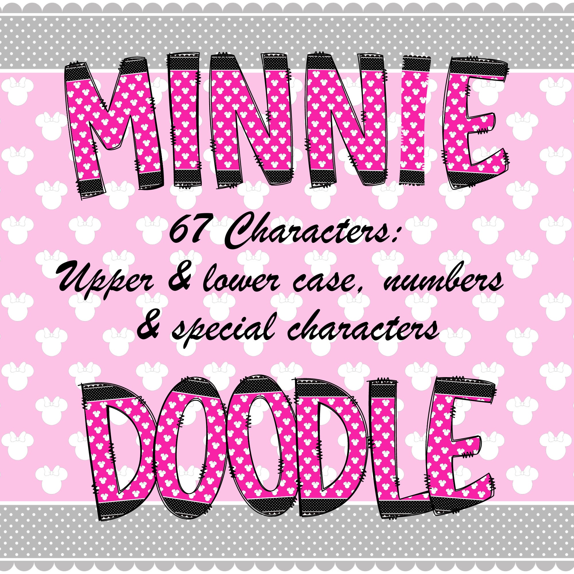 Minnie Mouse Signature Font