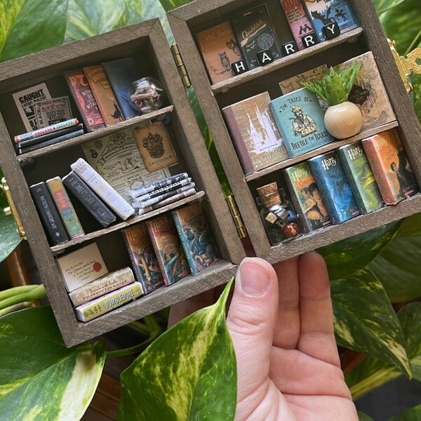 Mini Bookshelf - Etsy