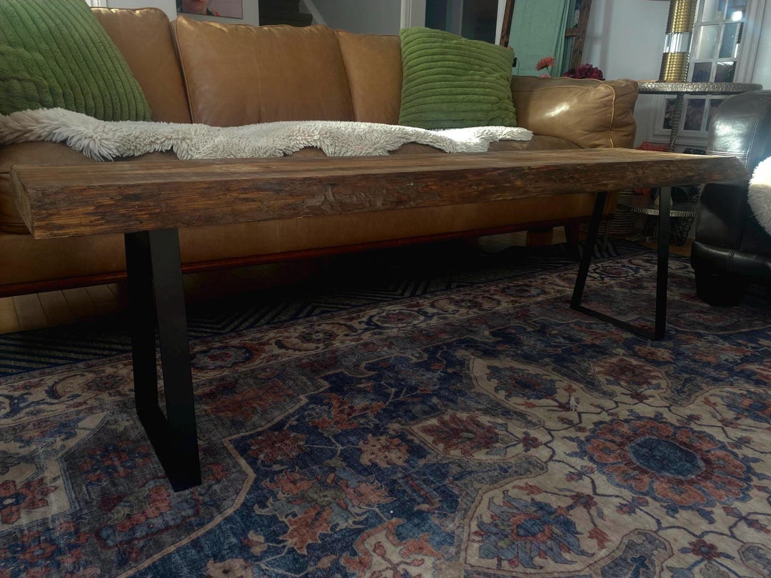 Rustic Live Edge Bench - Etsy