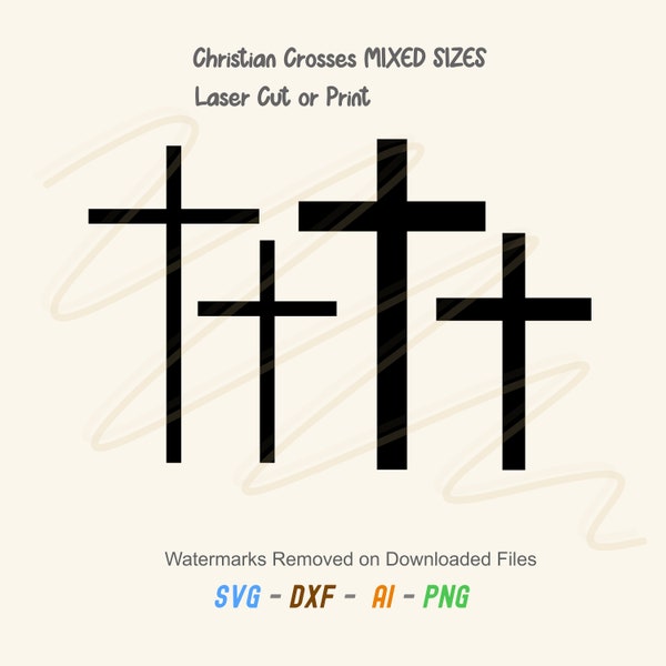 Thin Crosses Svg - Etsy