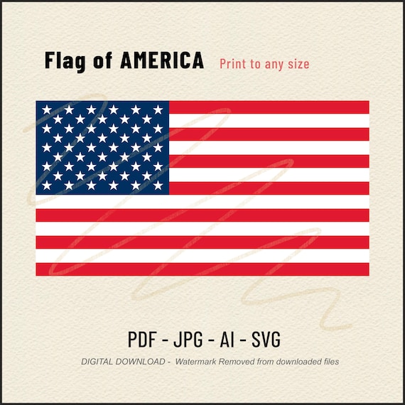 Original American Flag Printable