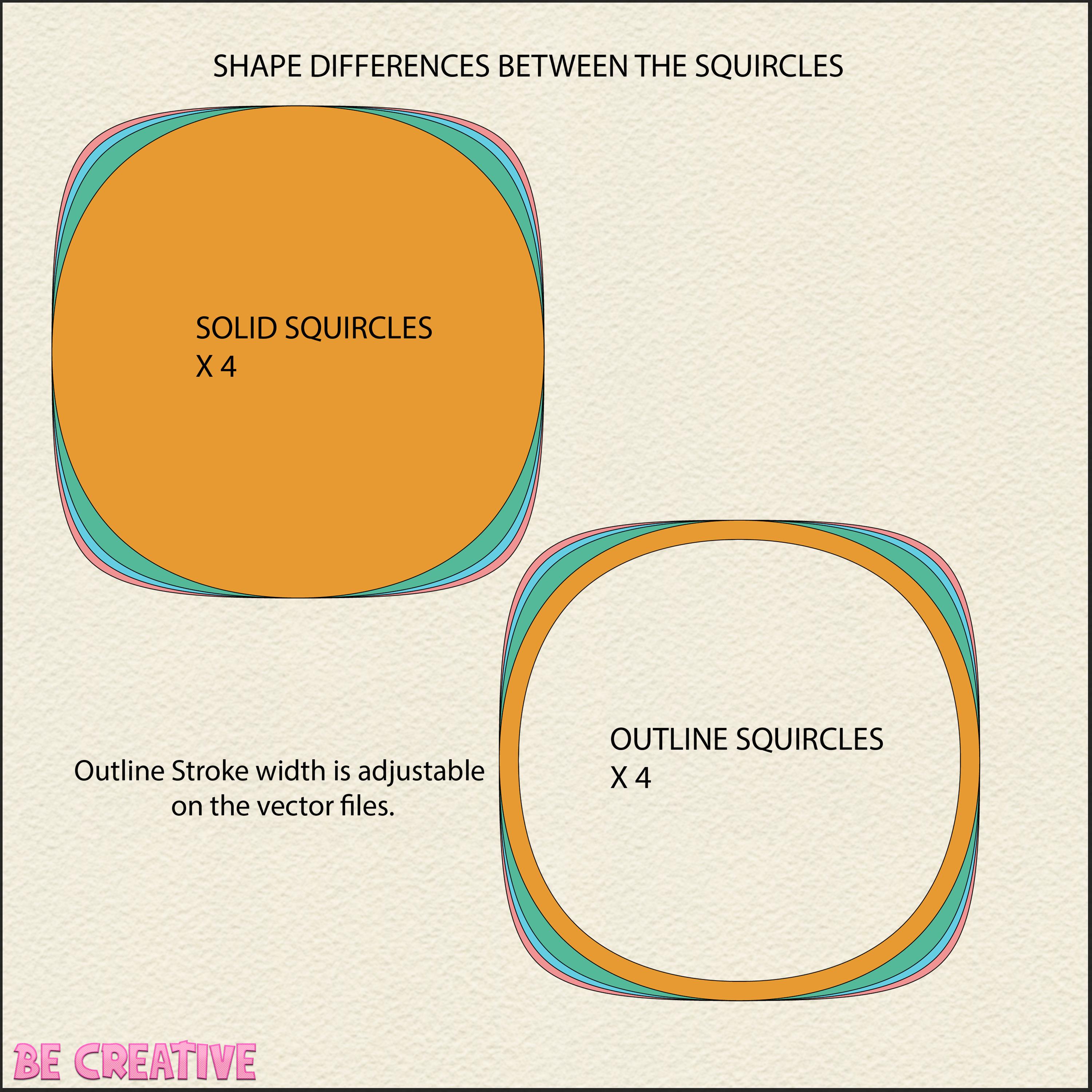 Rounded Square Laser Cut Files: Squircle SVG, DXF, AI (digital Download ...