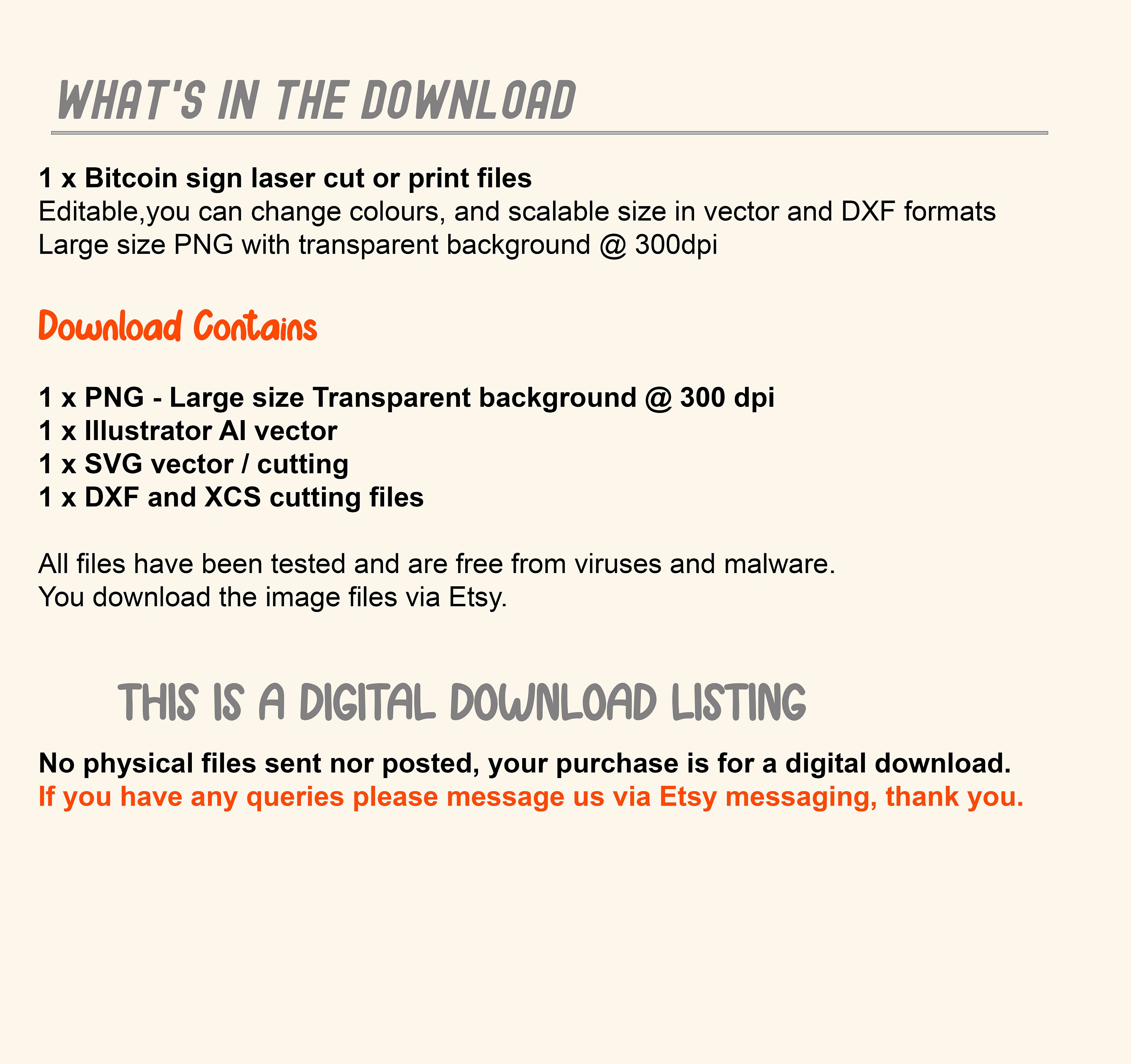 BITCOIN SYMBOL LASER Cut or Print, Dxf, Xcs, Ai, Svg, Png. Crypto King ...