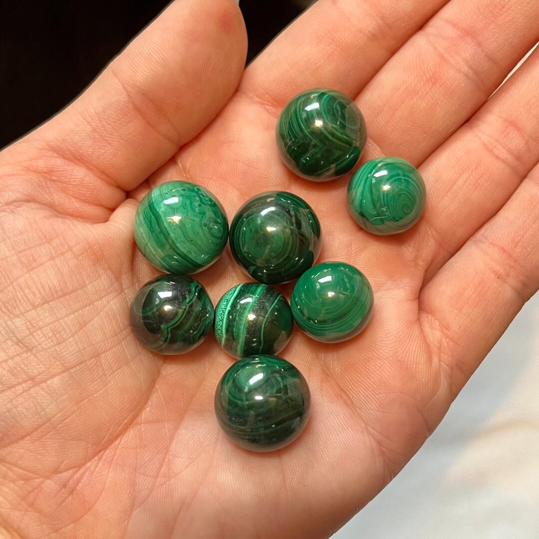 Mini Malachite Spheres Natural Malachite Sphere - Etsy
