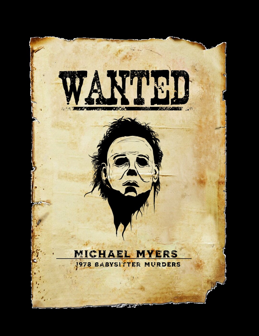 Michael Myers Wanted Poster - Etsy