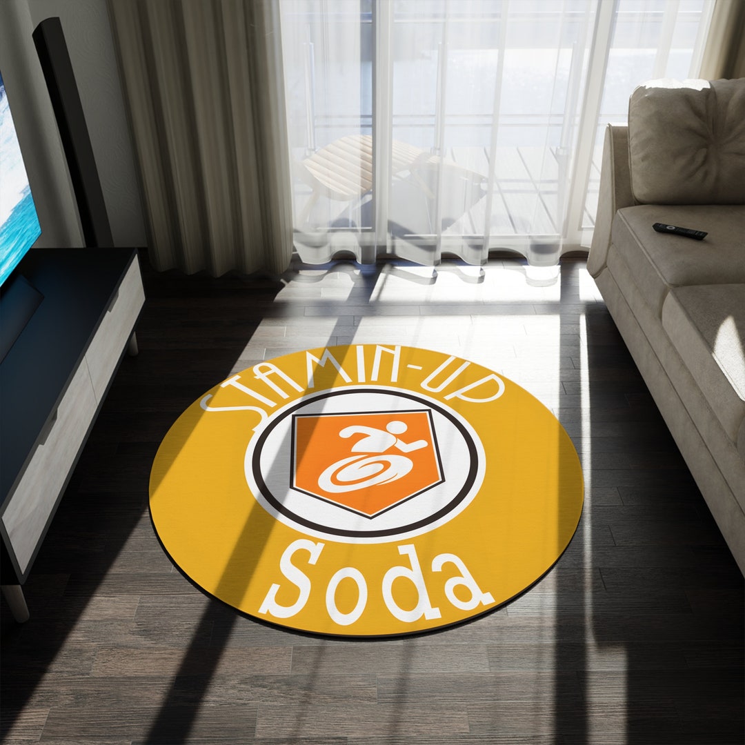 Stamin-up Soda Round Rug PERK-A-COLA RUG Gamer Gift Cod - Etsy