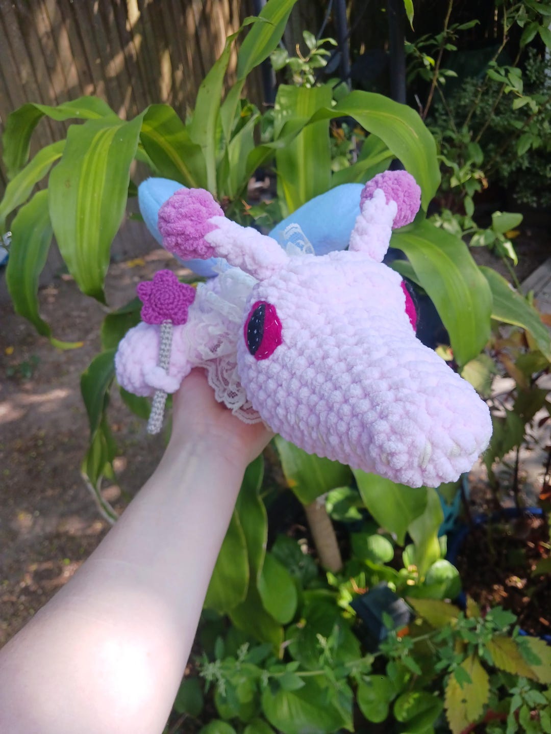 Flora the Fairy Gator, Fairy Alligator Unique Handmade Crochet ...