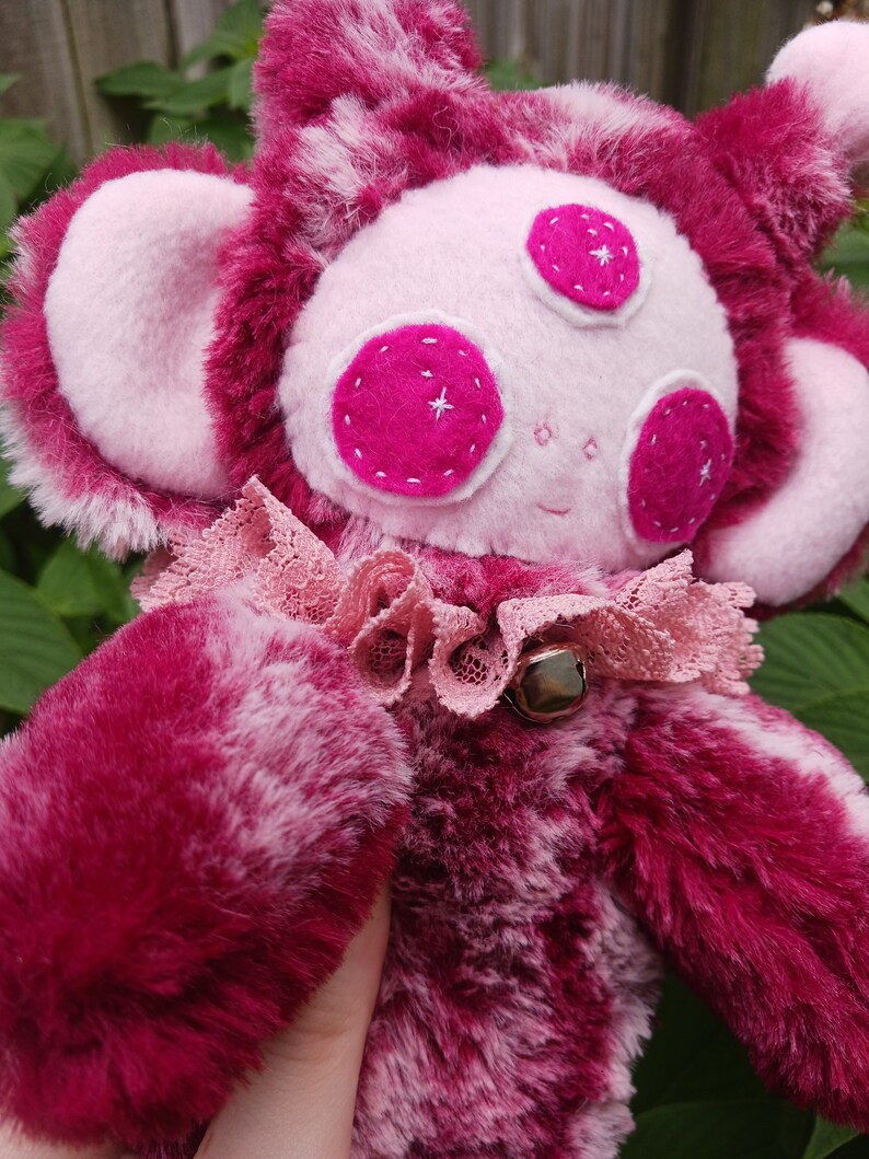 Ellie the Space Monkey, Unique Handsewn Handmade Plush Art Doll - Etsy
