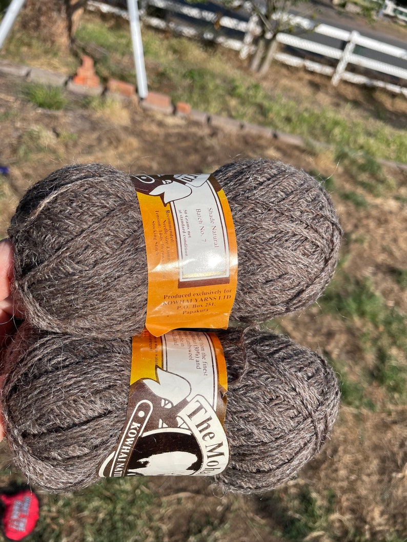 Kowhai Wool and Mohair Yarn From New Zealand - Etsy
