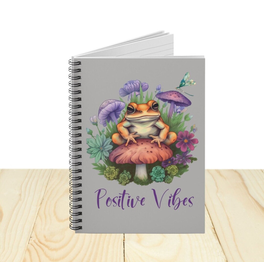 Cottagecore Frog Notebook Cottagecore Mushroom Notebook Frog - Etsy