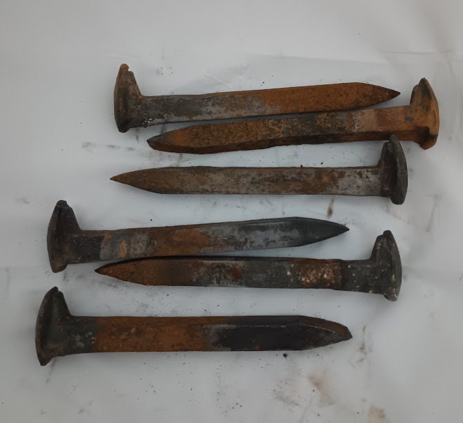 Iron Spikes; Cleaned; West Coast USA; Railroad; Protection; Witchcraft ...
