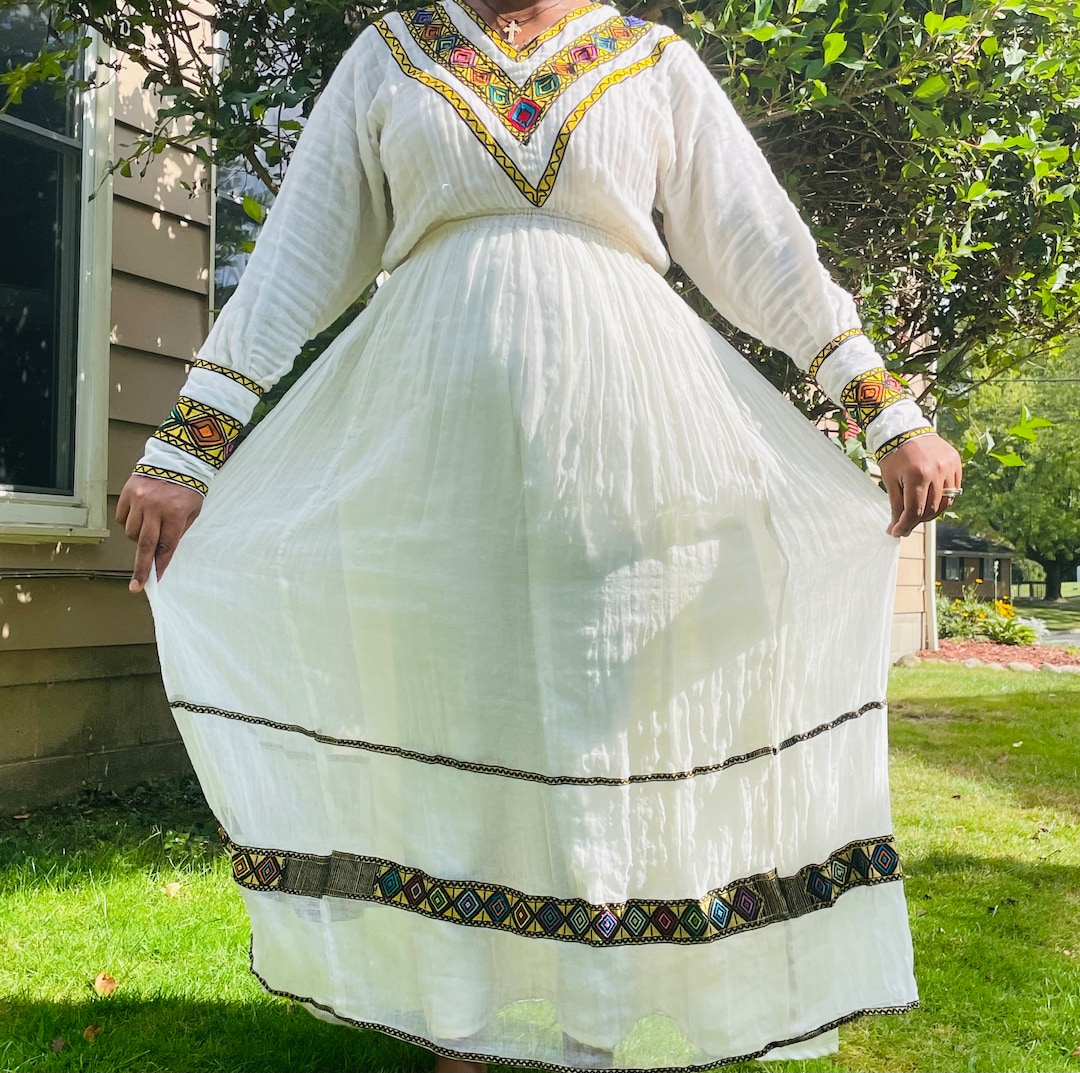 Ethiopian/ Eritrean Habesha Cloth/traditional Cloth/ ኢኢትዮጵያን/ ኤርትራውያን ...