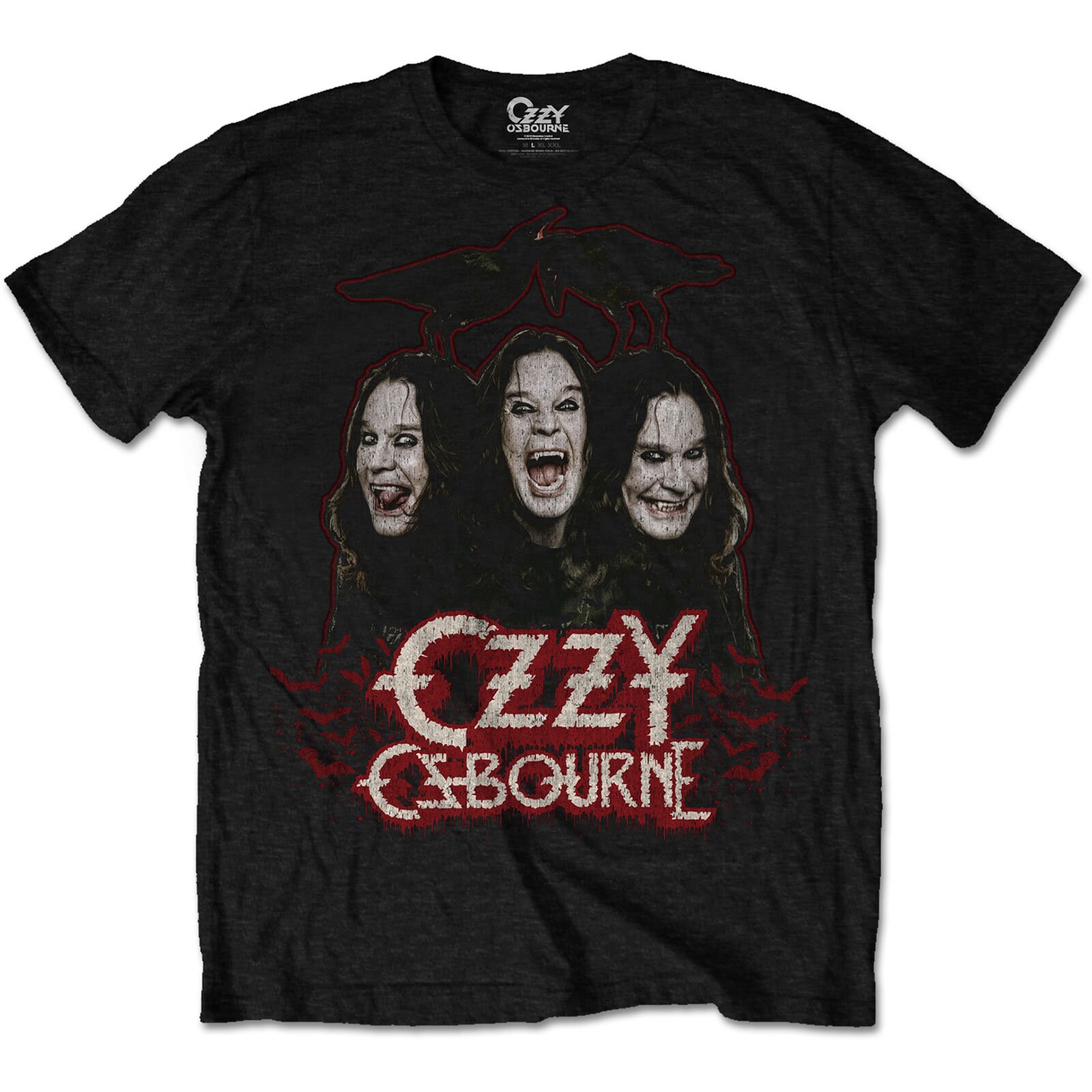 Ozzy Osbourne: Crows & Bars Black T-shirt (officially Licensed) - Etsy
