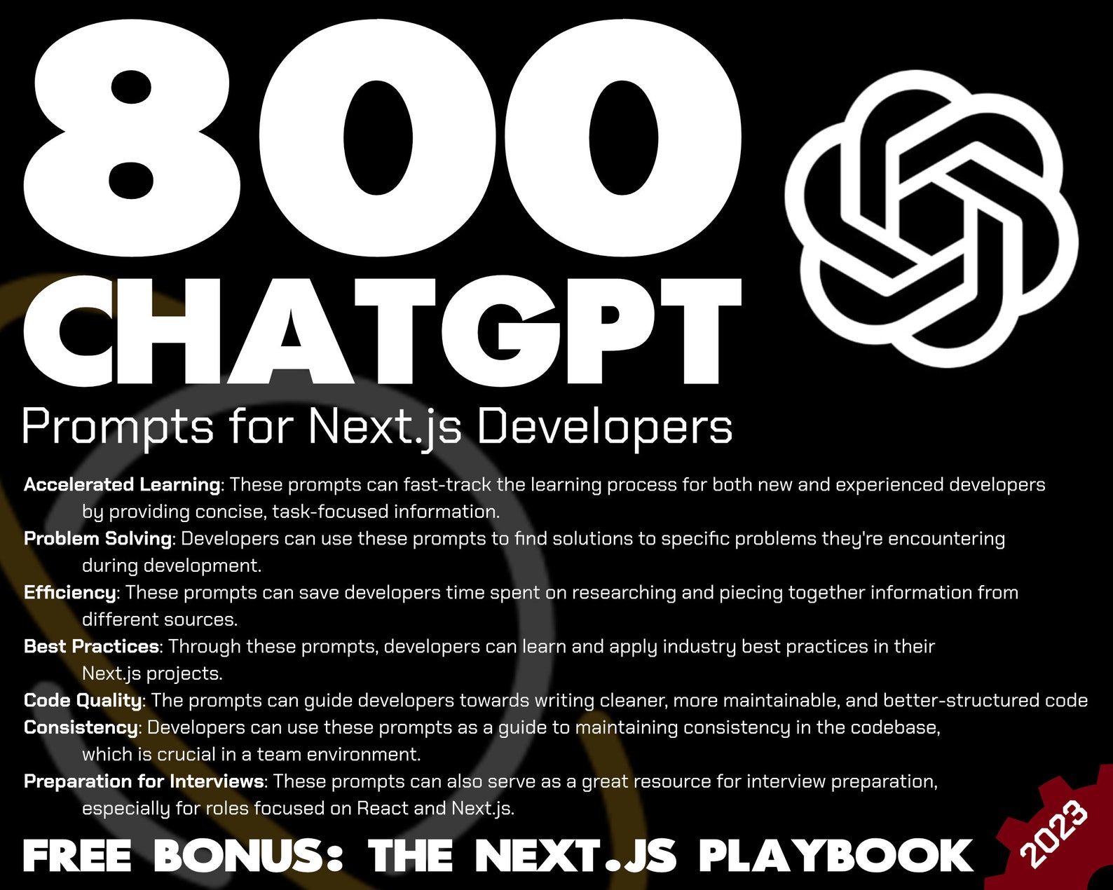 800 Nextjs Ai Prompts Coding Efficiency Best Practices Full Stack Developer Handbook Chatgpt