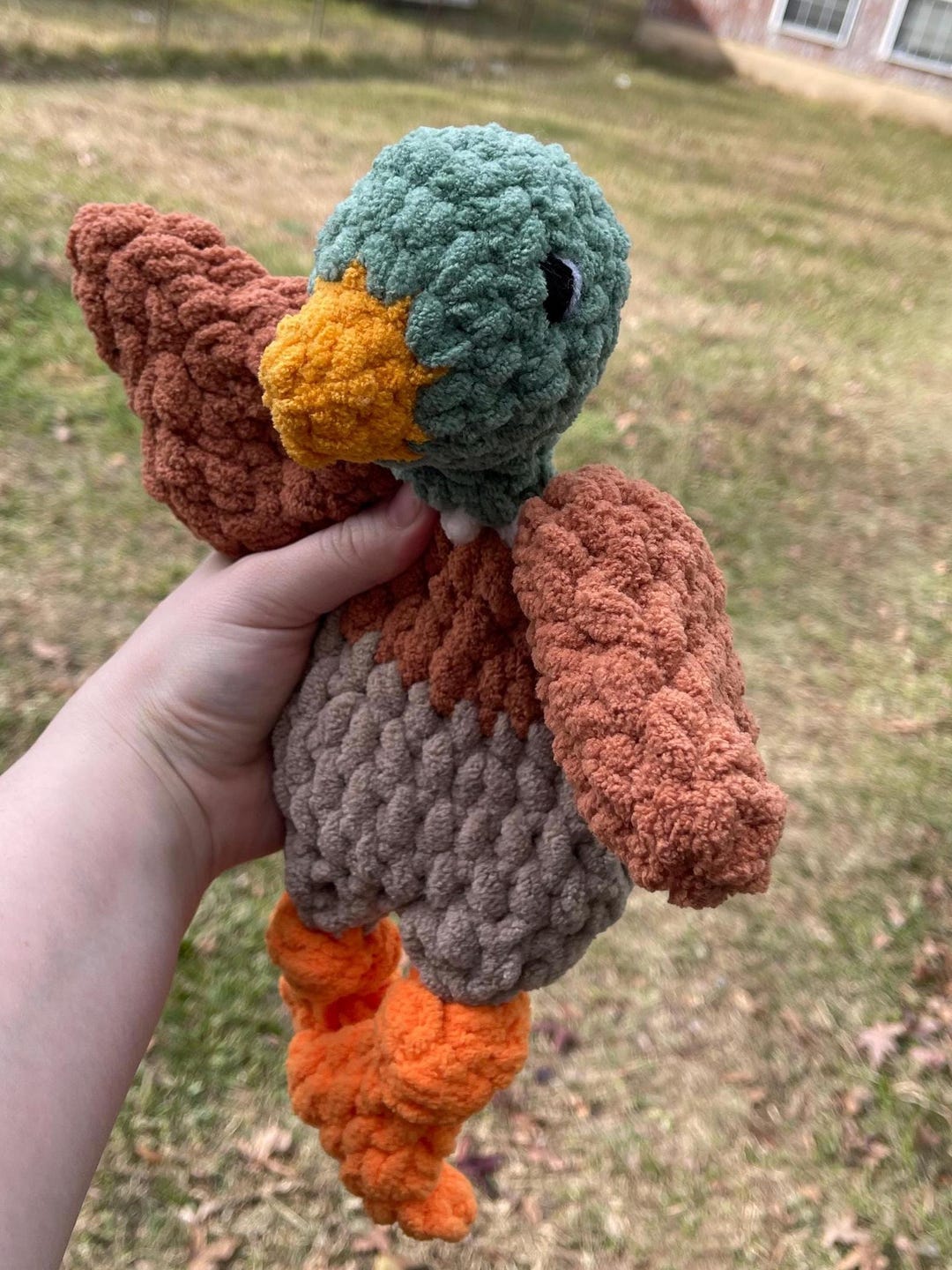 Small Crochet Duck Snuggler - Etsy