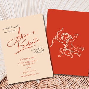 Wedding Invitation Las Vegas Wedding Cupid Wedding Invitation Perfect ...