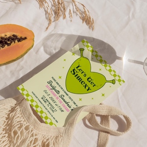 Let's Get Shrexy Birthday Invite Template 30th Romp in the Swamp ...