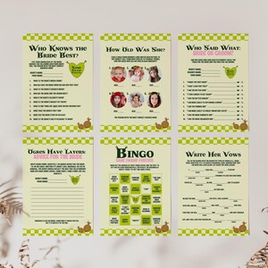 Same Swamp Forever Bachelorette Games Editable Last Romp in the Swamp ...