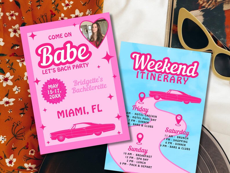 Babe Bachelorette Weekend Welcome Sign Digital Come on Babe Lets Go ...