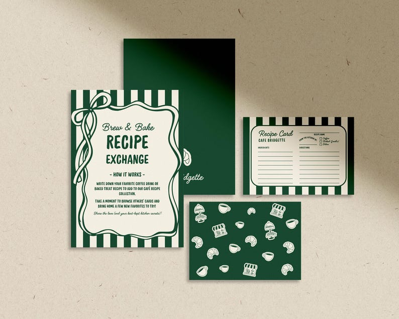 Cafe Food Tent Template Editable Home Coffee Shop Flat Food Card Coffee ...