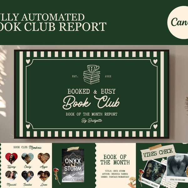 Book Club Presentation - Etsy