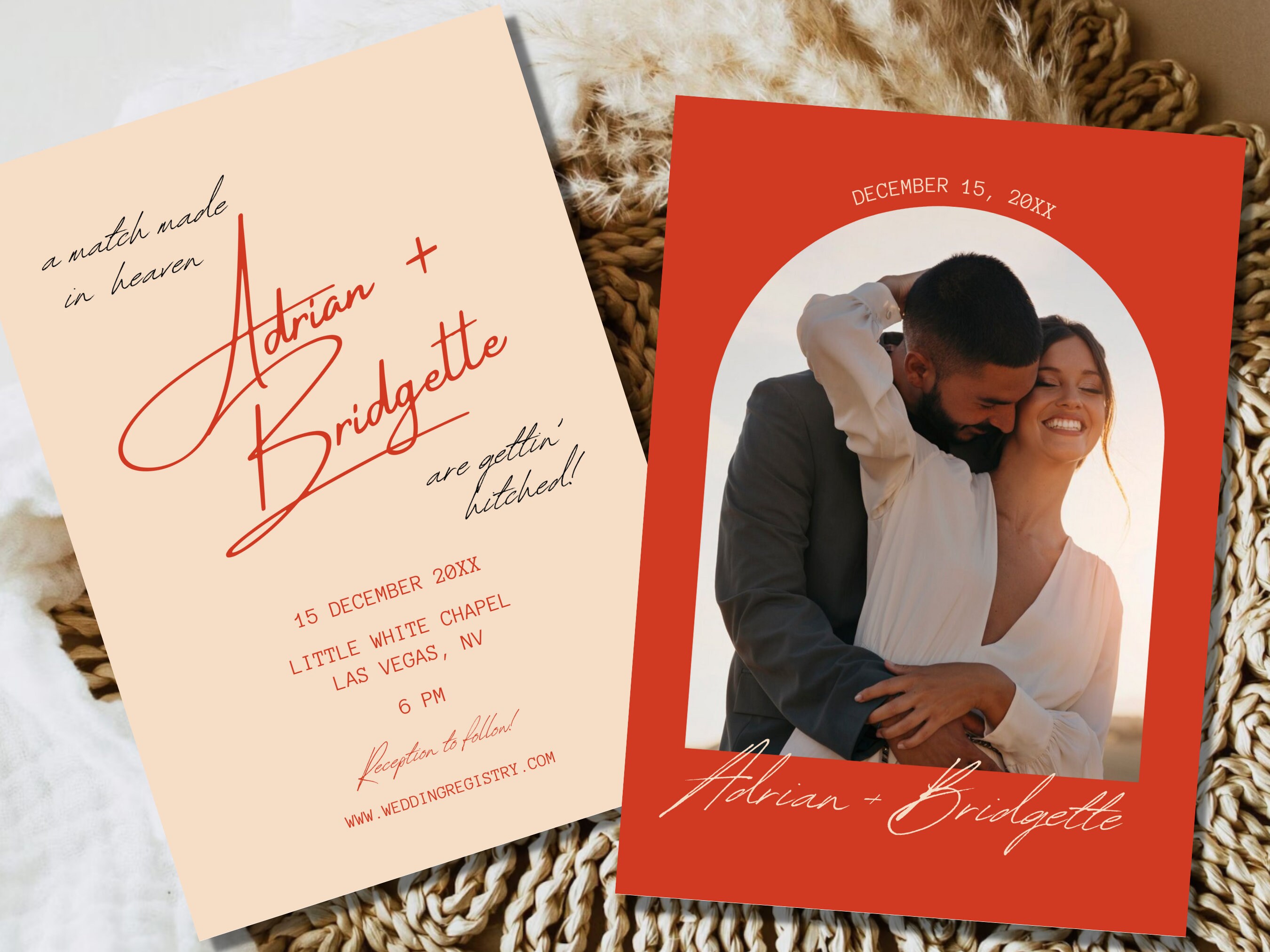 Wedding Invitation Rock N Roll Bride Wedding Vintage Theme Wedding ...