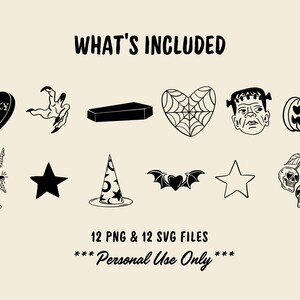 Hand Drawn Halloween Clipart Set Custom Halloween Illustration Set ...